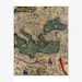 Cresques Catalan Atlas; World Map; 1387; Antique Map; Plate 3 of 3 ...
