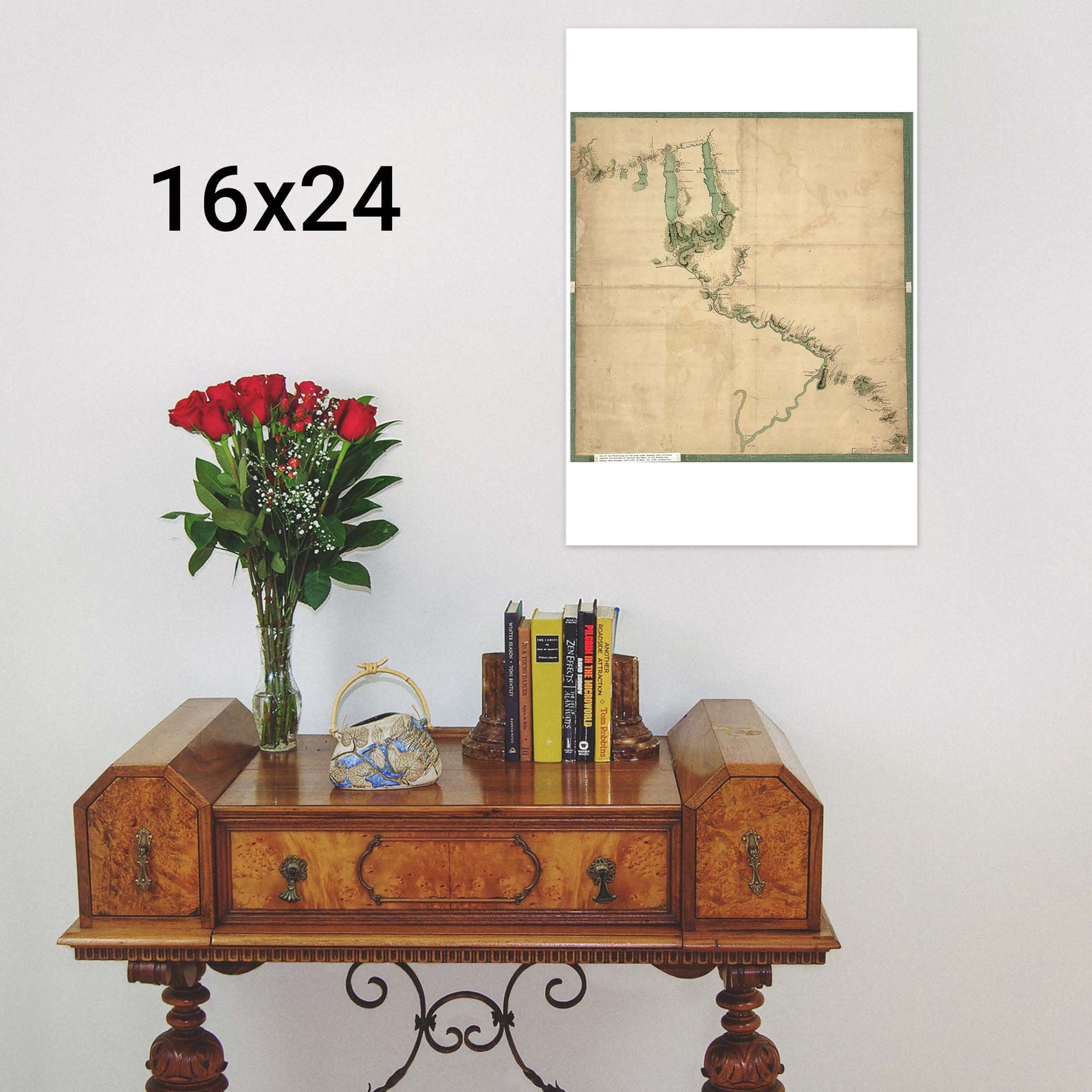 Map of Seneca and Cayuga Lake Regions, 1779. Gen. John Sullivan Indian ...