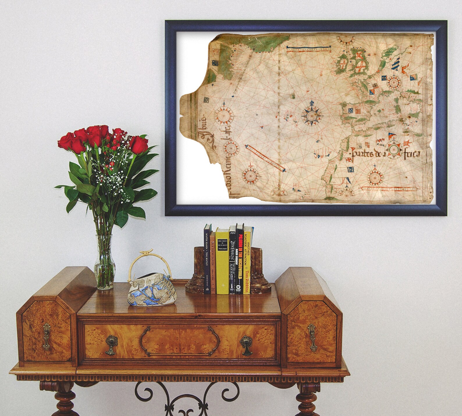 Pedro Reinel Nautical Chart Early Map Based on Astronomical - Etsy