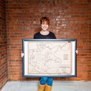 WWII Map; German Concentration Camps, 1944; CIA Central Intelligence ...