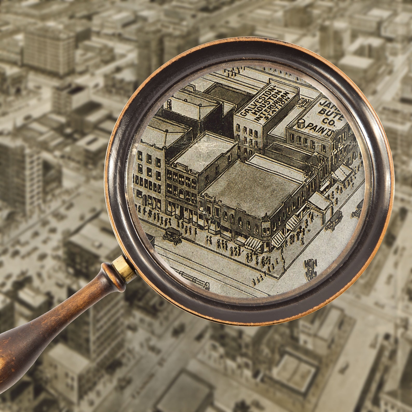 Houston Texas Wards Map Antique Map Published 1920 | Etsy