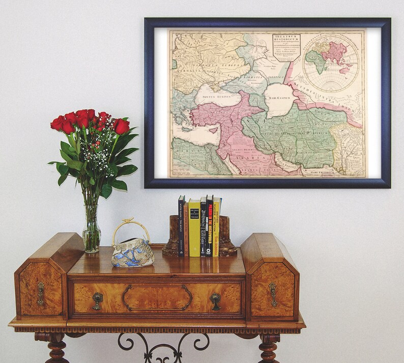 Map of Roman Empire in 400 CE as Drawn in 1712 Historic | Etsy
