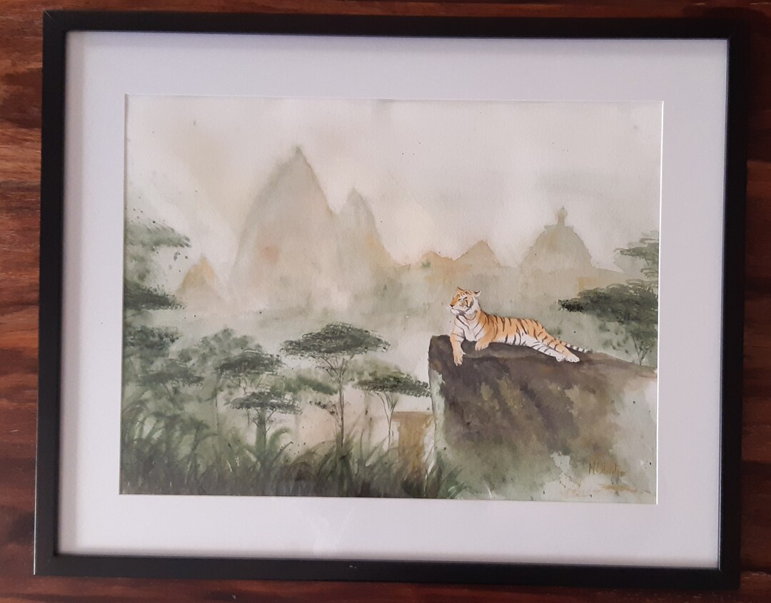 The Tiger Guardian of the Temple - Etsy
