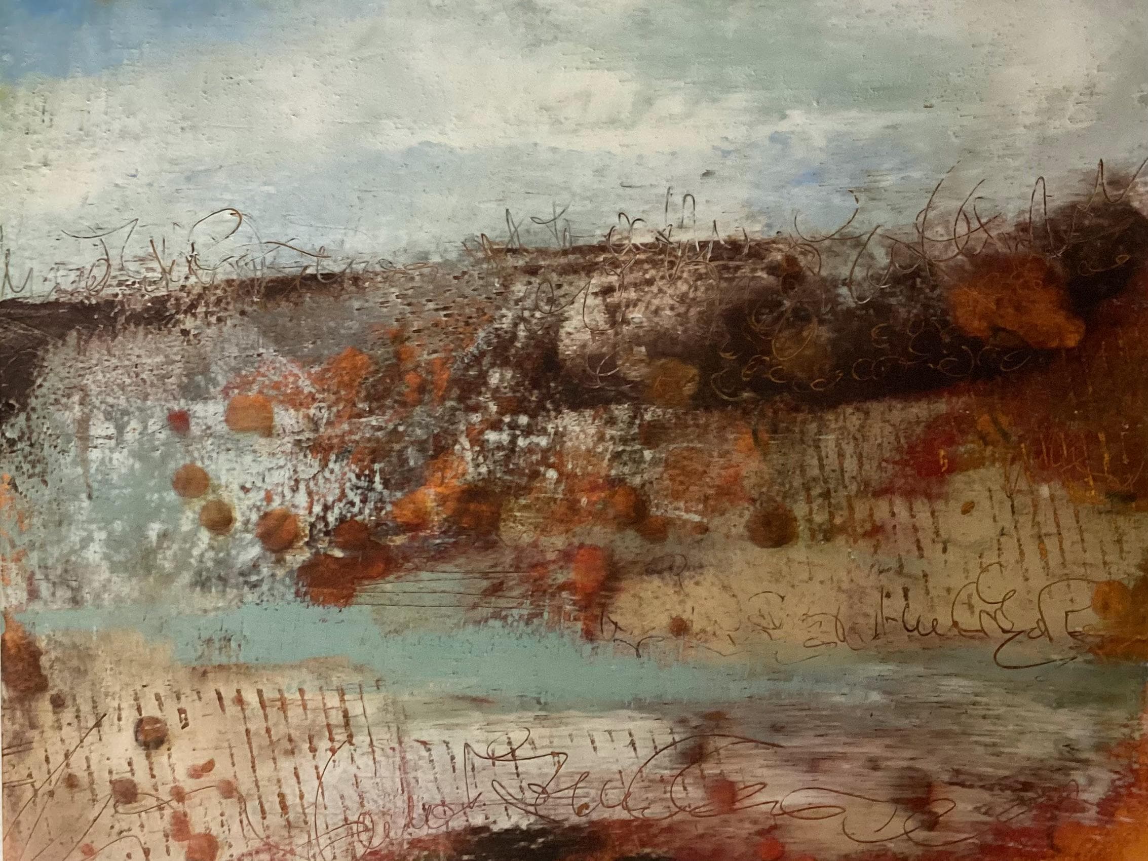 Rare Original Oil/cold Wax on 8"x 10" Archival Paper Board by Danielle ...