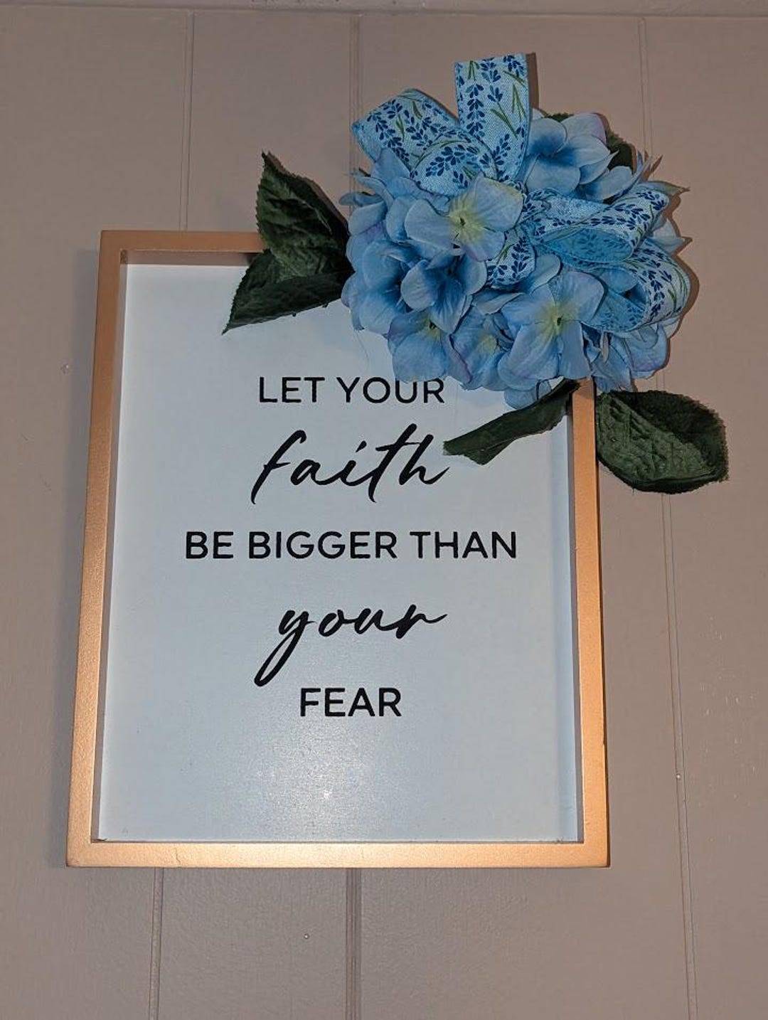 Faith Over Fear Wall Art - Etsy