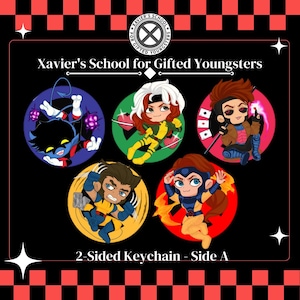 X-men 2 Sided Acrylic Charms - Etsy