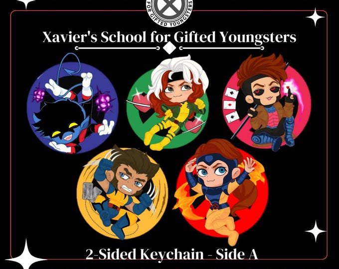 X-men 2 Sided Acrylic Charms - Etsy
