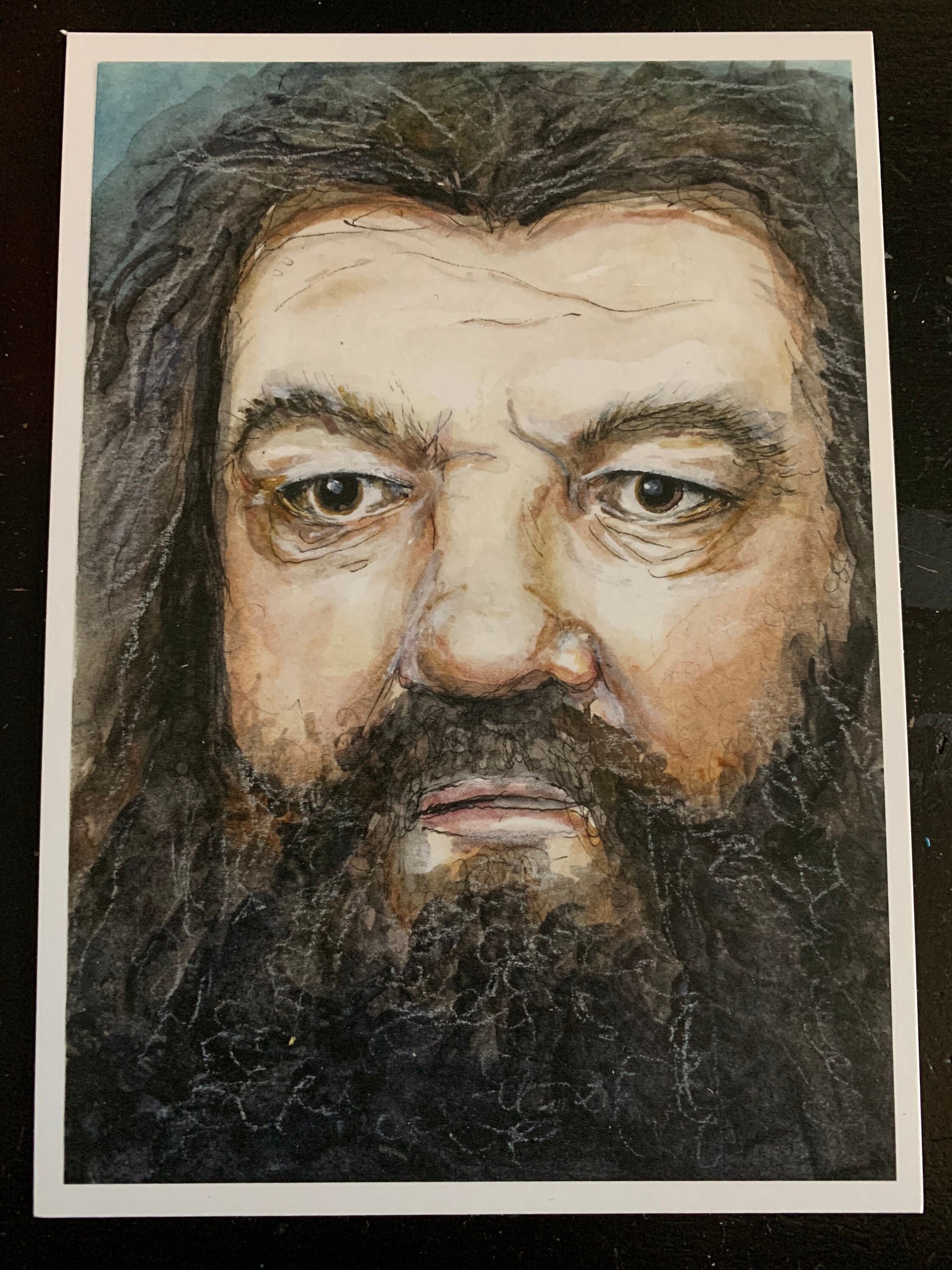 Hagrid Portrait. Print of Original. | Etsy