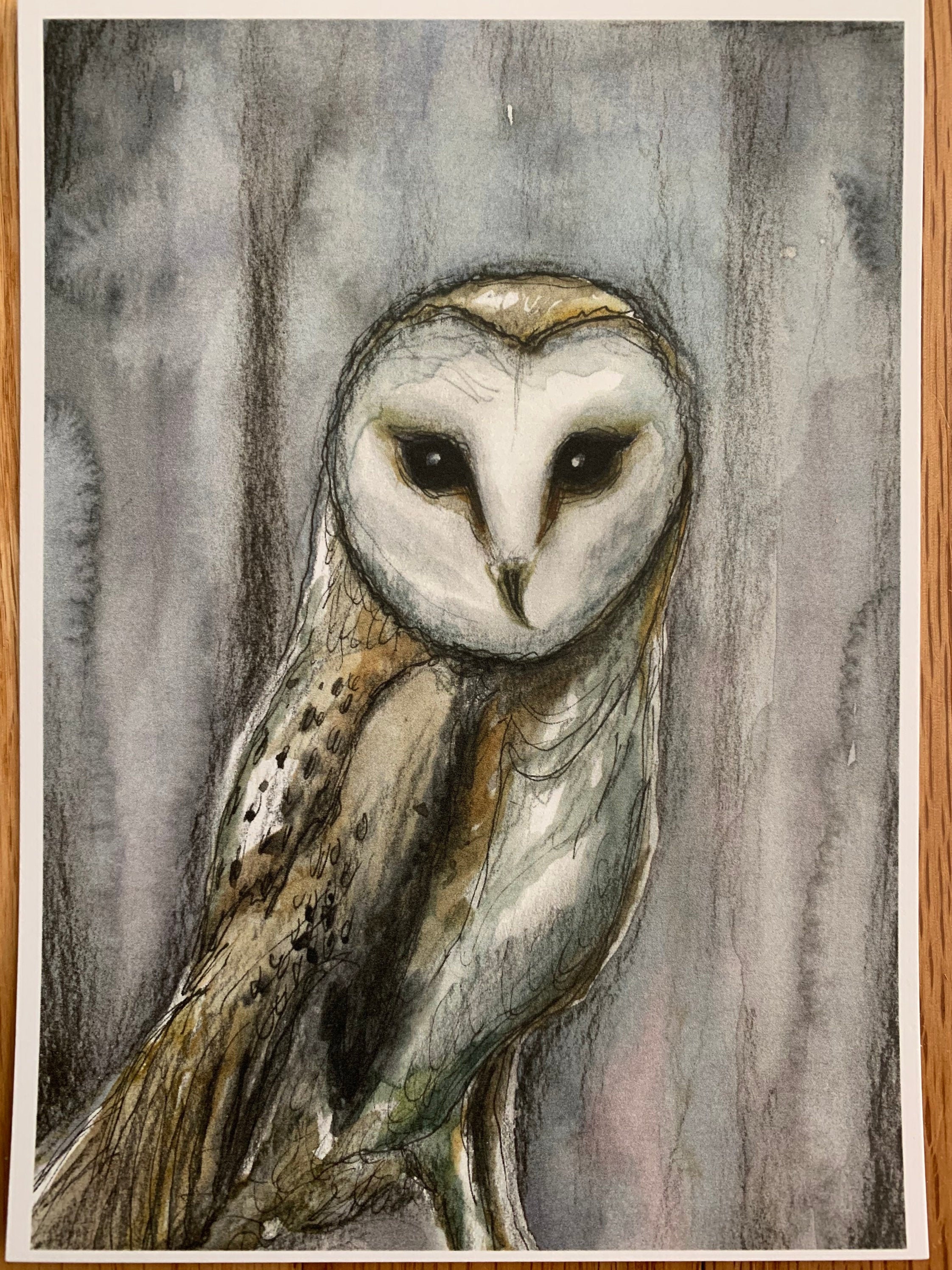 Barn Owl. Print of Original Artwork. | Etsy