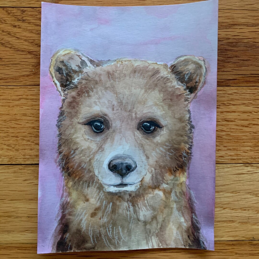 Little Bear. Original Artwork. - Etsy