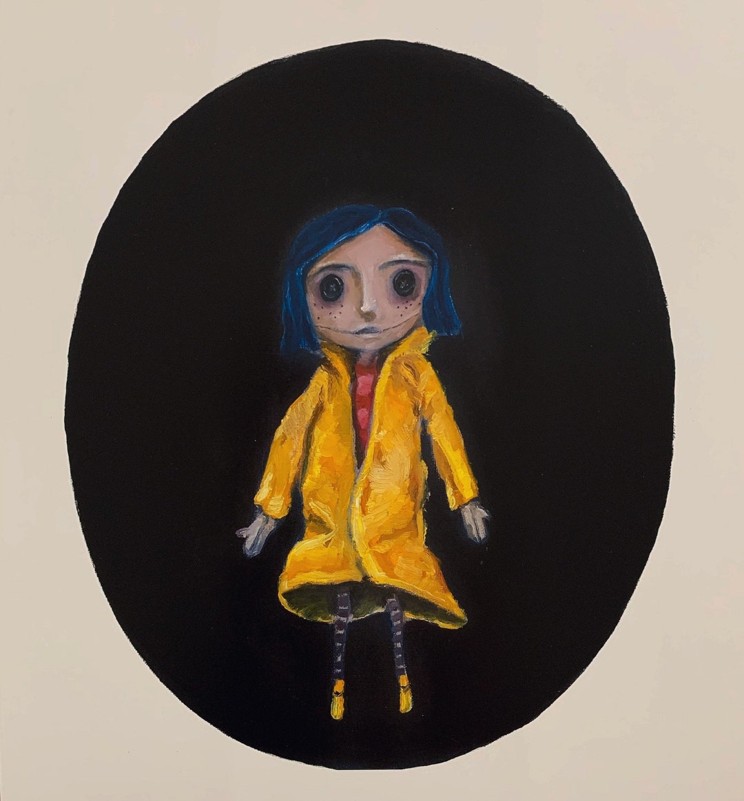 Coraline Doll. Drawlloween Print of Original Work. - Etsy