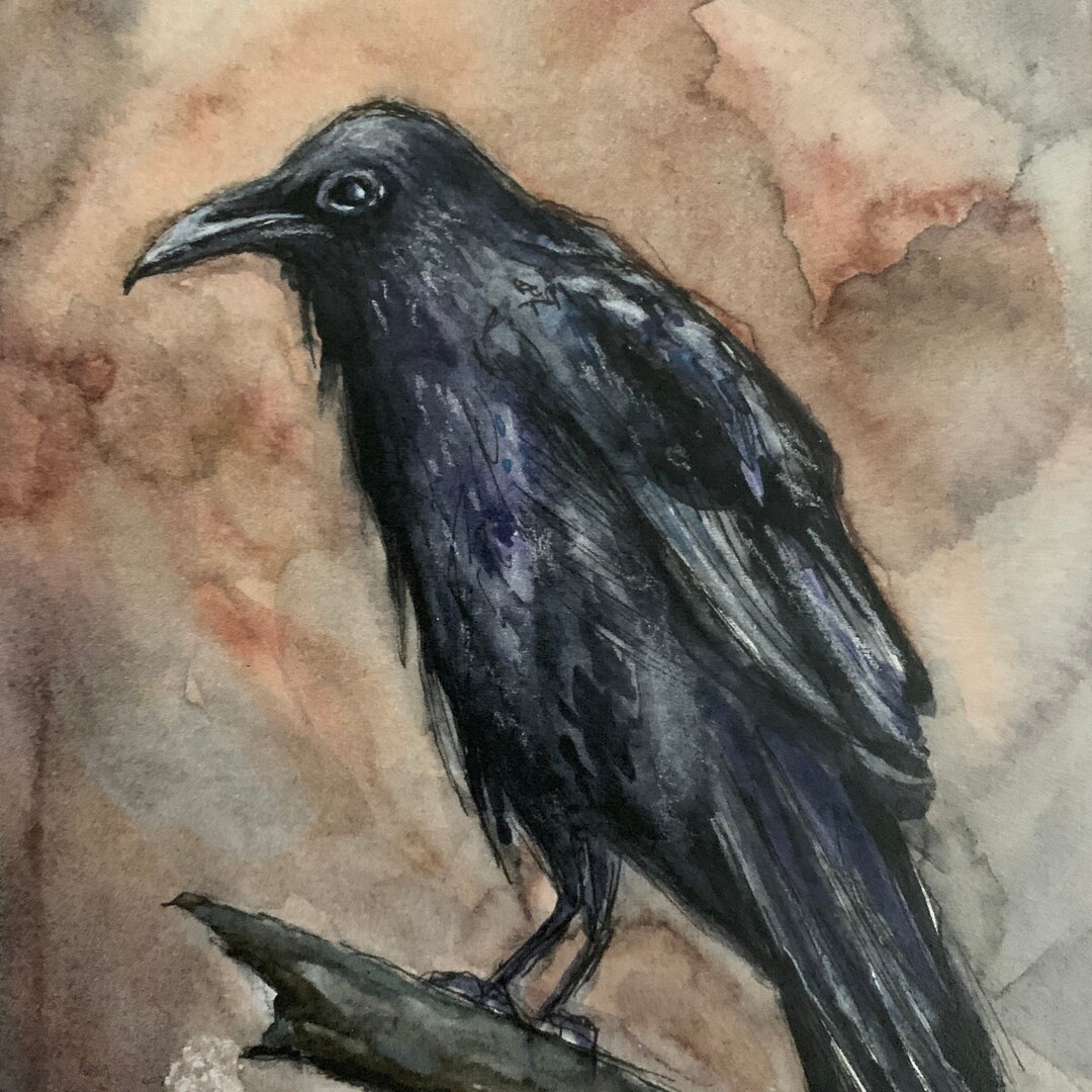 Raven. Print of Original Artwork. - Etsy