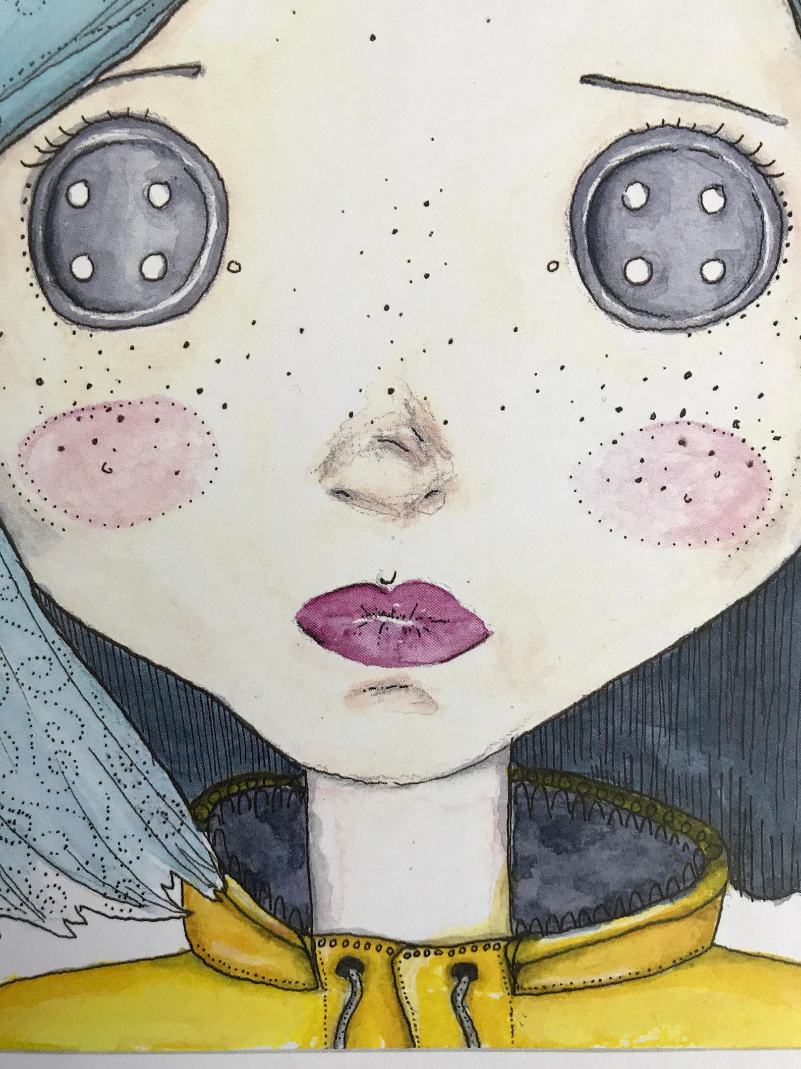 Coraline Painting. Print of Original Work. Print Acrylic | Etsy