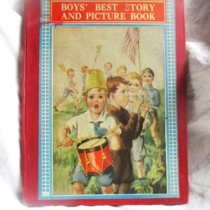 Boy's Best Picture and Story Book, 1931 'boy's" Book With Stories ...