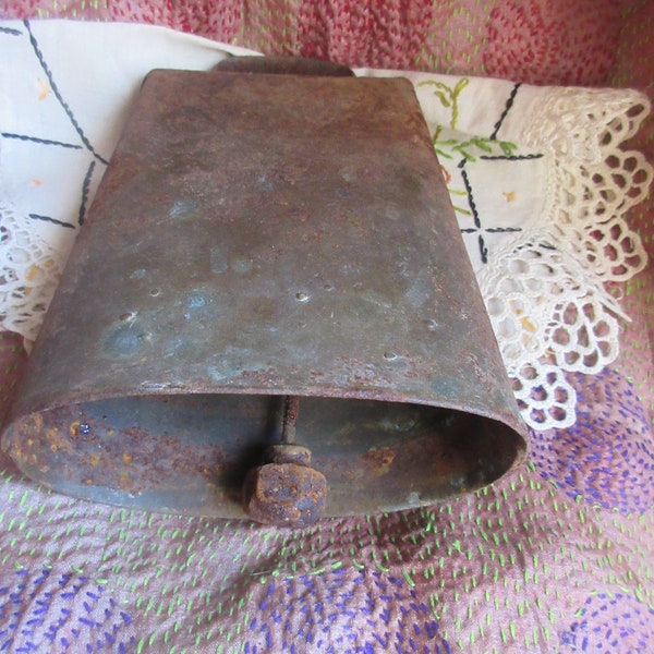 Antique Cow Bell - Etsy