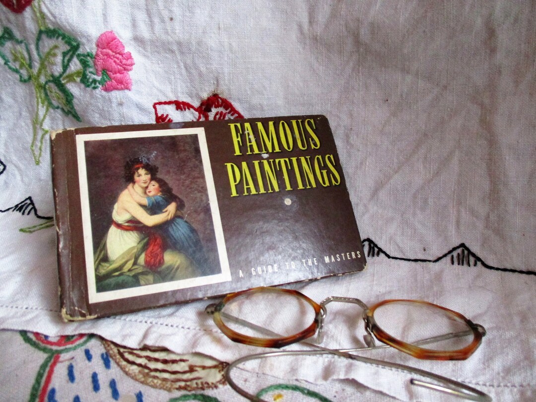 Famous Paintings, A Guide to the Masters,1941, Full Color Repros of 44 ...