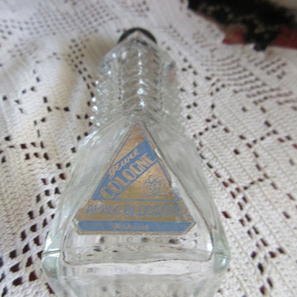 Triangular Glass Bottle - Etsy