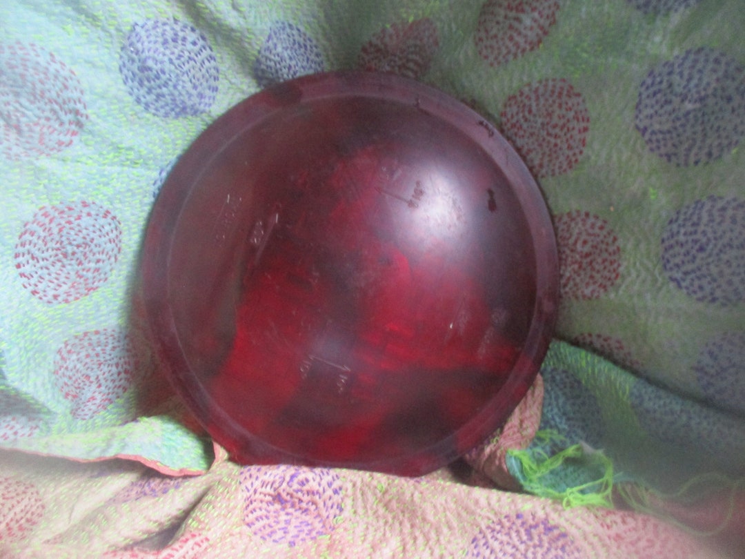 1930's Bakelite Stop Light Cover, Red, Round, Rare, Very Rare, Really ...