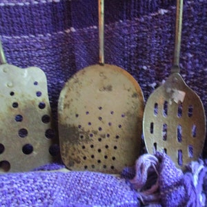 3 Old Farmhouse Spatulas,2 Red/white Handles, 1 Green/white Handle ...