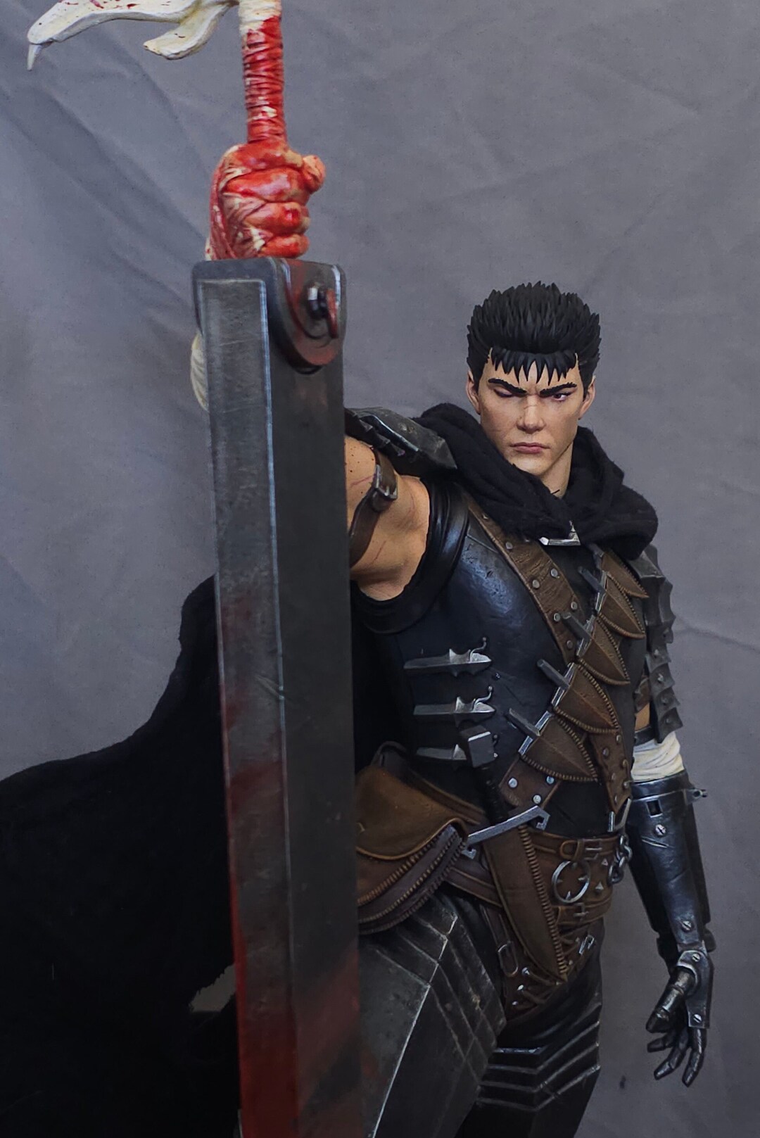 Guts From Berserk, Hand Painted Statue. Large 19.5 Inch Tall Figure ...