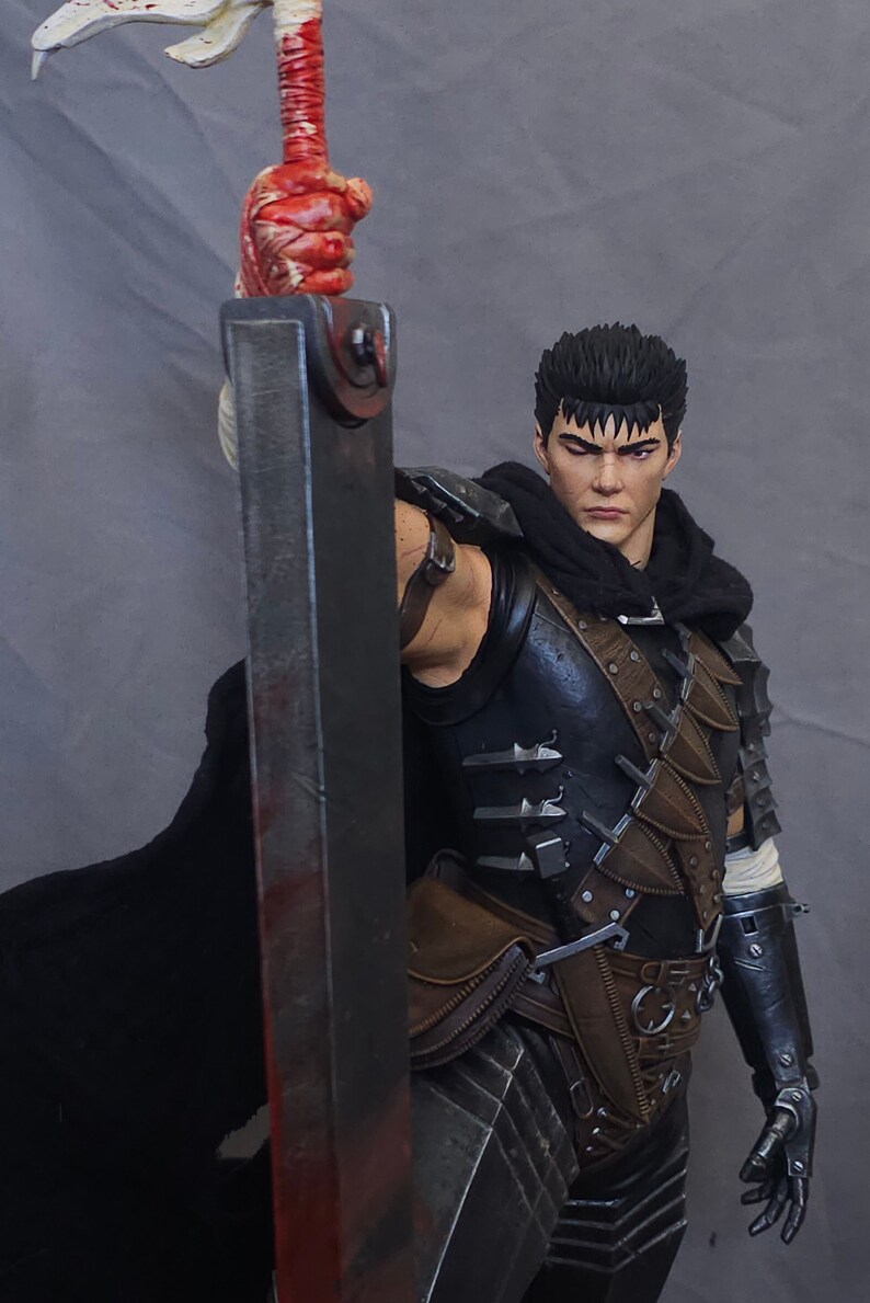 Guts From Berserk, Hand Painted Statue. Large 19.5 Inch Tall Figure ...