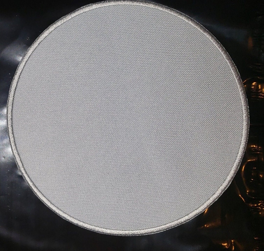 4.5 Inch Gray Round Blank Patch, Sublimation Patch, Patches, Blank ...