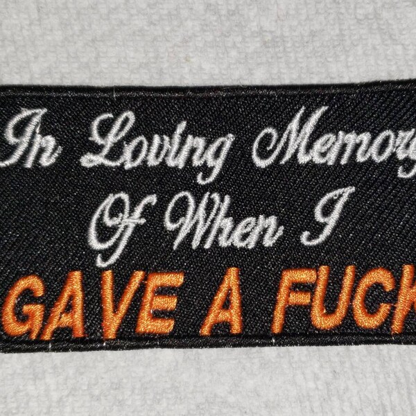 In Memory of Motorcycle Patch - Etsy