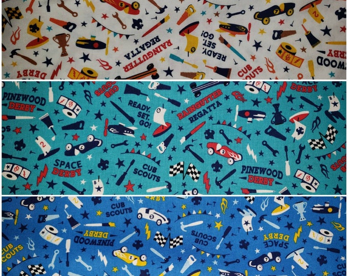 Cub Scouts Derby Fabric, Riley Blake Fabric, Cotton Fabric, Boy Scouts ...