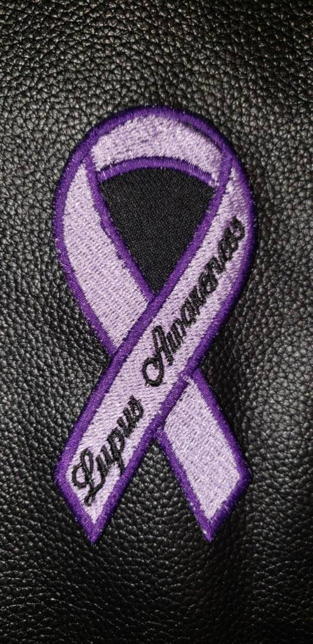 LUPUS AWARENESS PATCH, Purple Ribbon Patch, Motorcycle Patch, Fun ...