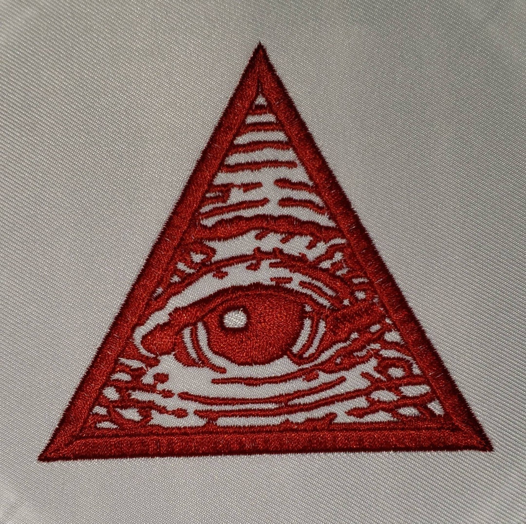 All Seeing Eye, Eye of Ra, Illuminati, Masons, Eye, Motorcycle Patch ...