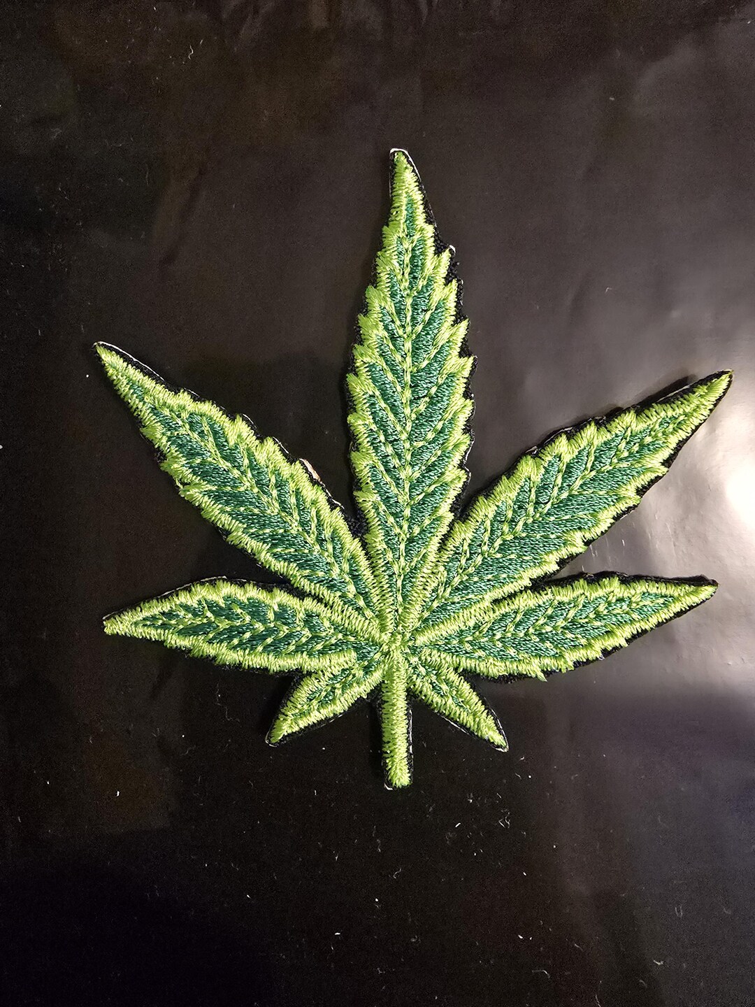 Marijuana Leaf Patch, Cannabis Embroidered Patch, Motorcycle Patch ...