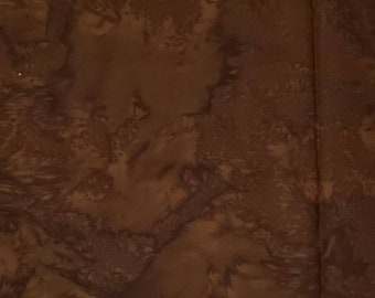 Brown Batik Fabric | Etsy