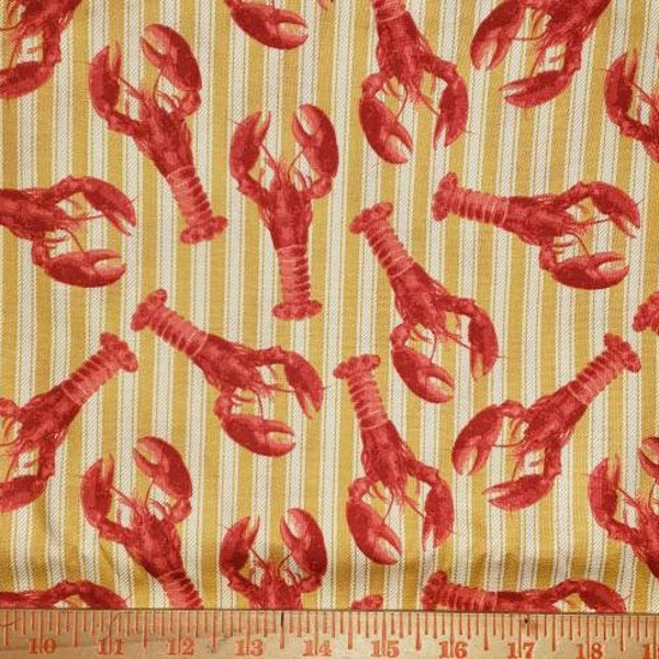 Lobster Fabric - Etsy