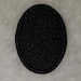 Black Oval Blank Patch, Sublimation Patch, Patches, Blank Patches ...