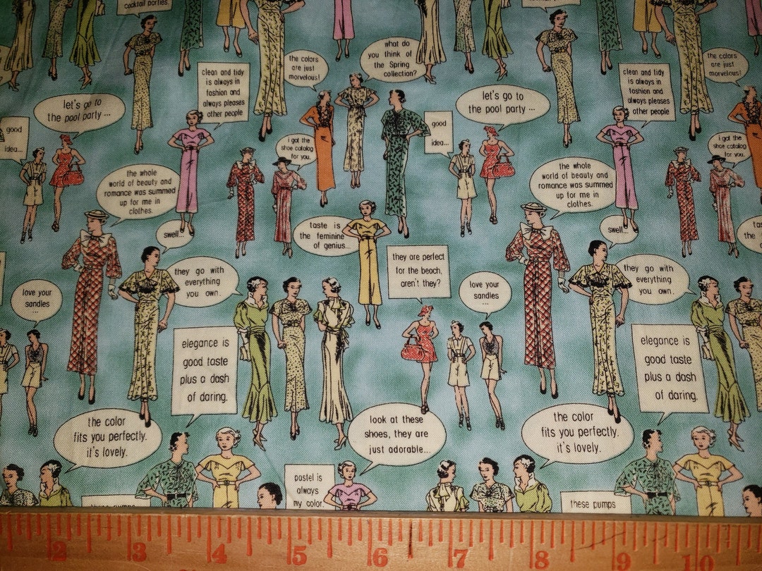 Red Rooster Fabrics 13687 Tres Chic by the Vintage Workshop, Cotton ...