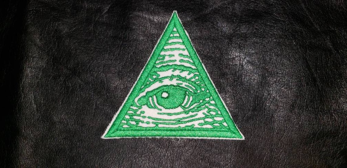 All Seeing Eye, Eye of Ra, Illuminati, Masons, Eye, Motorcycle Patch ...