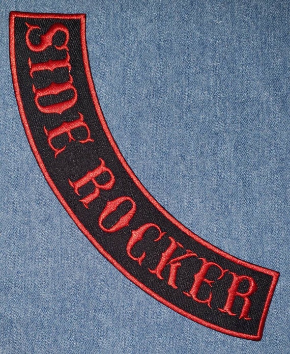 Rib Rocker Custom Embroidered Custom Embroidered Side Rocker - Etsy