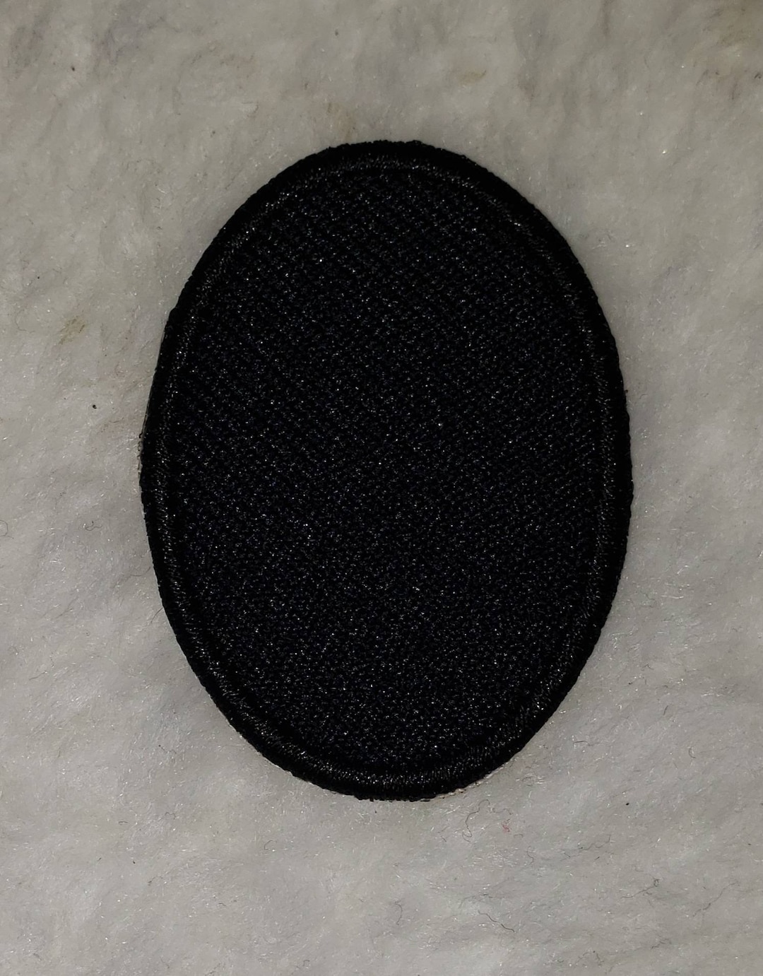 Black Oval Blank Embroidered Patch, Patch for Sublimation,, Patches, Blank Patches, Embroidery ...