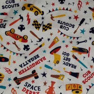 Cub Scouts Derby Fabric, Riley Blake Fabric, Cotton Fabric, Boy Scouts ...