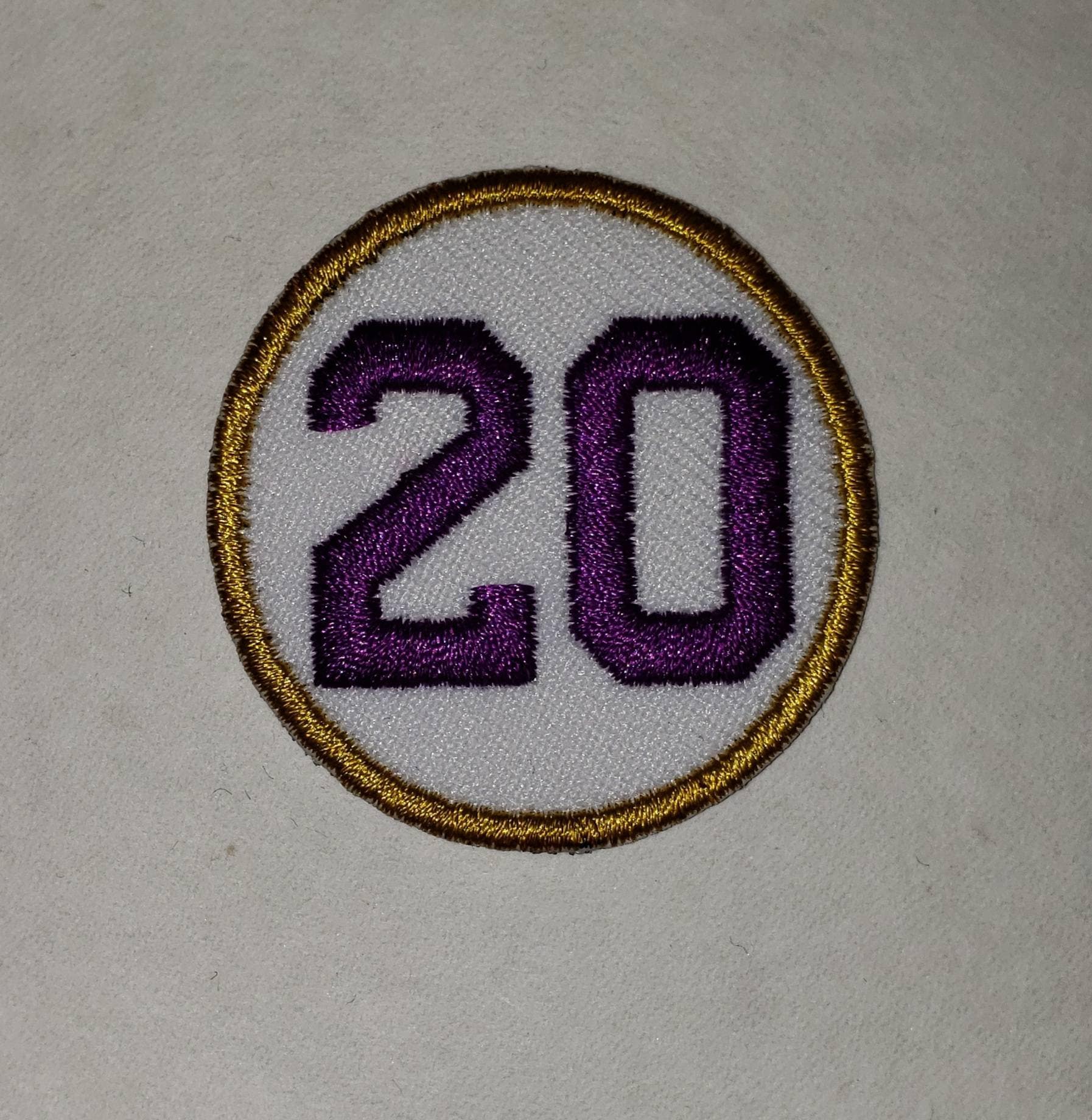 Round Number Patches Embroidery Patches 1 Inch Patch Choose - Etsy