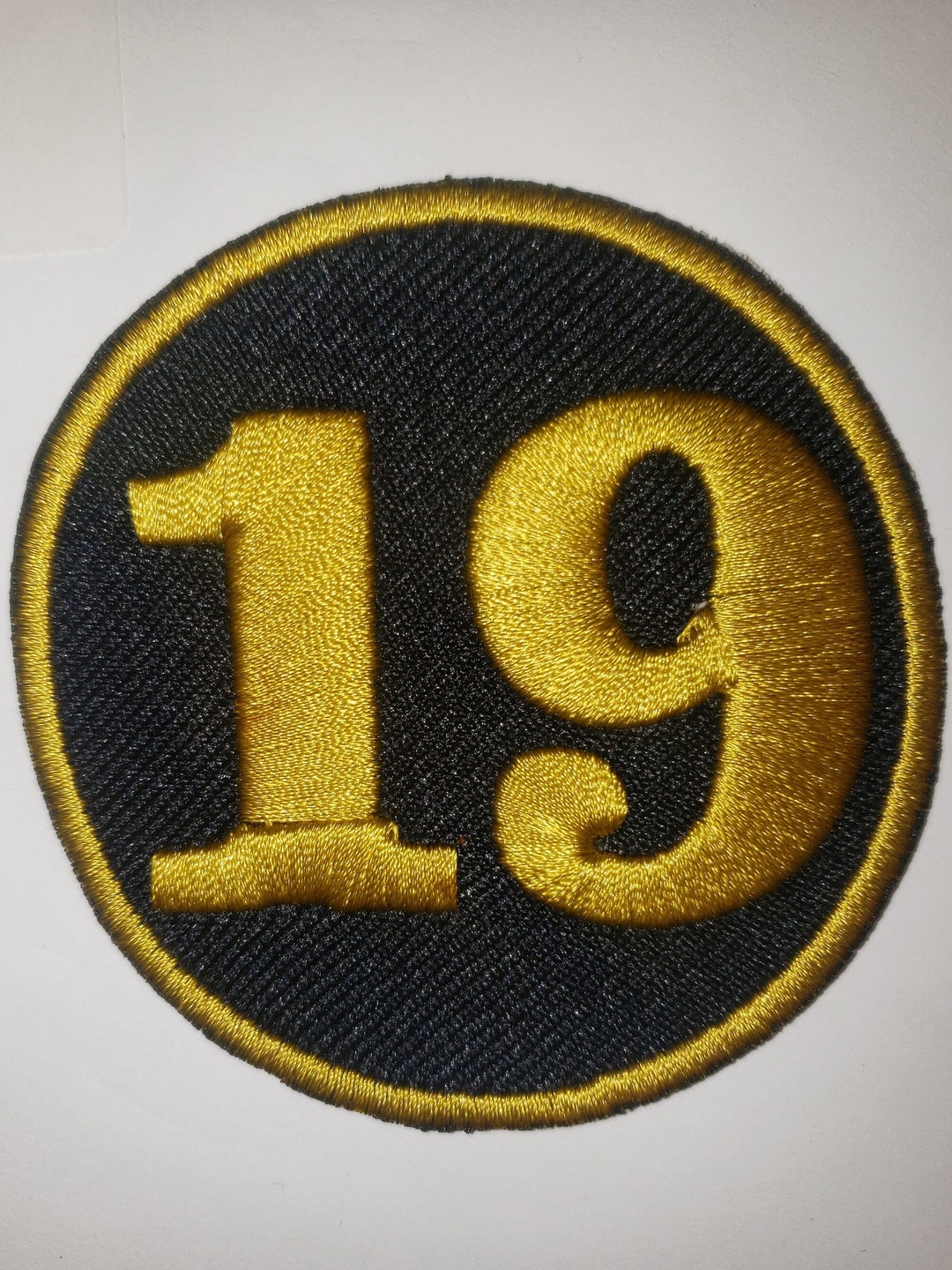 Round Number Patches, Embroidery Patches, 3 Inch Patch, Choose Your ...