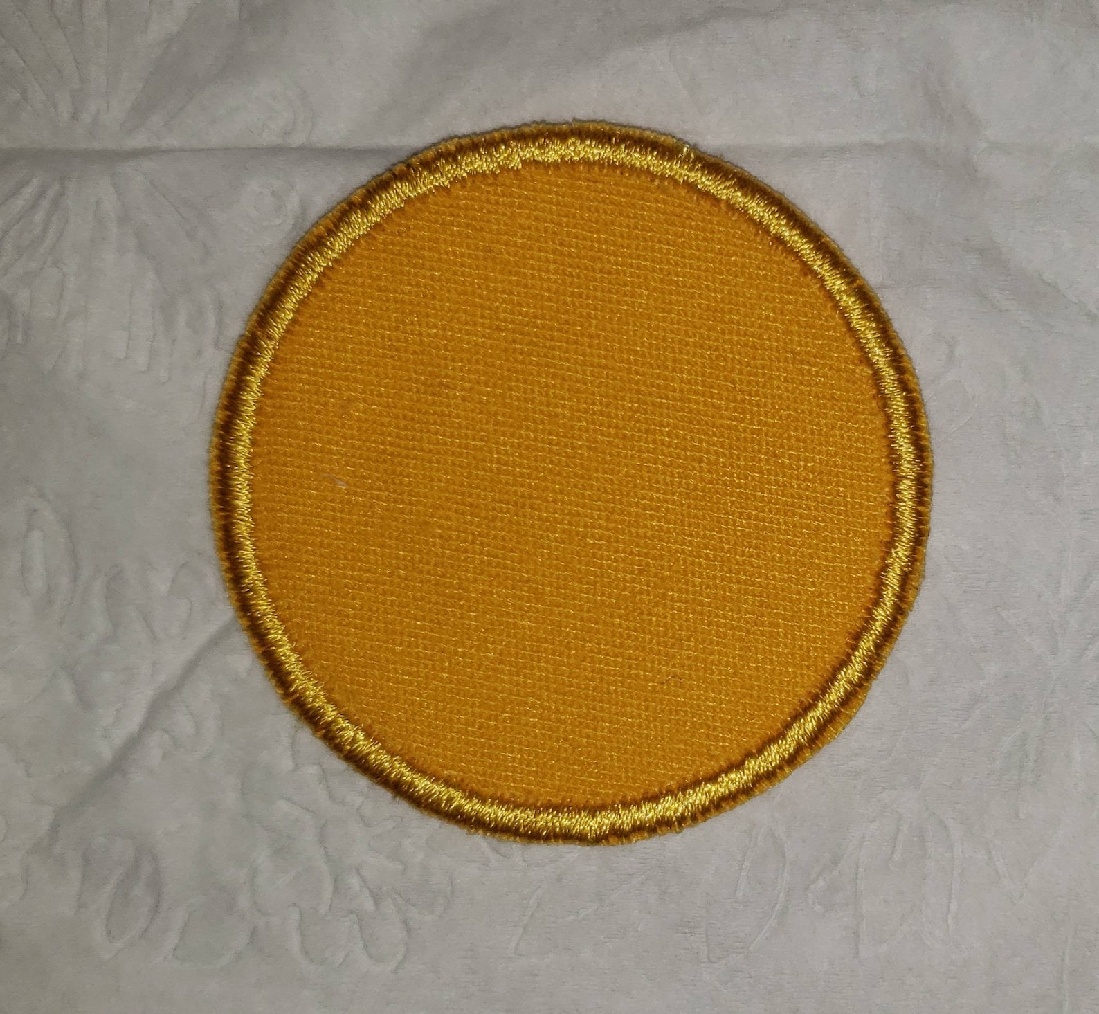 Yellow Round Blank Patch, Sublimation Patch, Patches, Blank Patches ...
