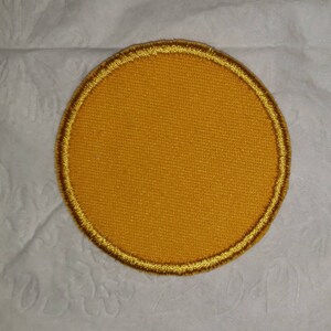 Yellow Round Blank Patch, Sublimation Patch, Patches, Blank Patches ...