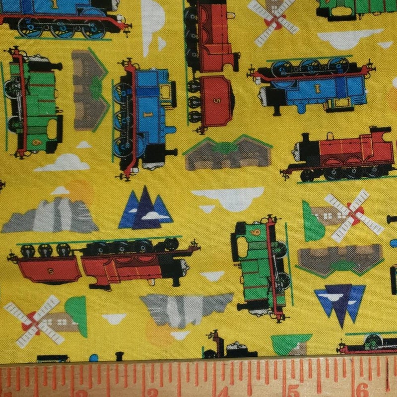 Train Fabric - Etsy