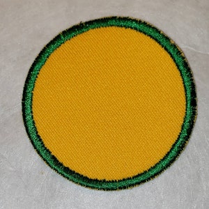 Yellow Round Blank Patch, Sublimation Patch, Patches, Blank Patches ...