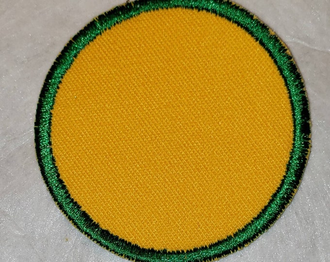 Yellow Round Blank Patch, Sublimation Patch, Patches, Blank Patches ...