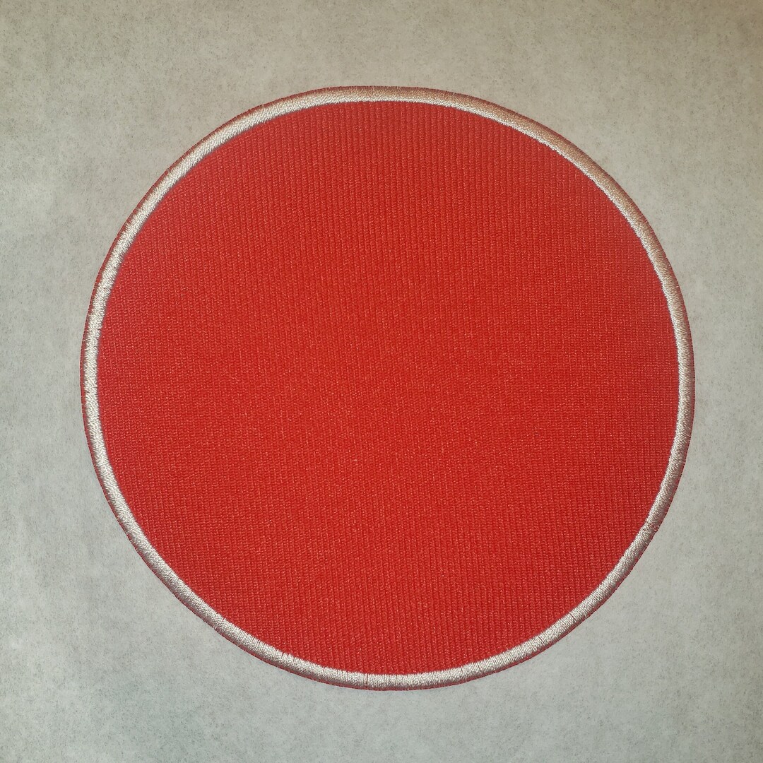 4 Inch Dark Orange Round Blank Patch, Sublimation Patch, Patches, Blank ...