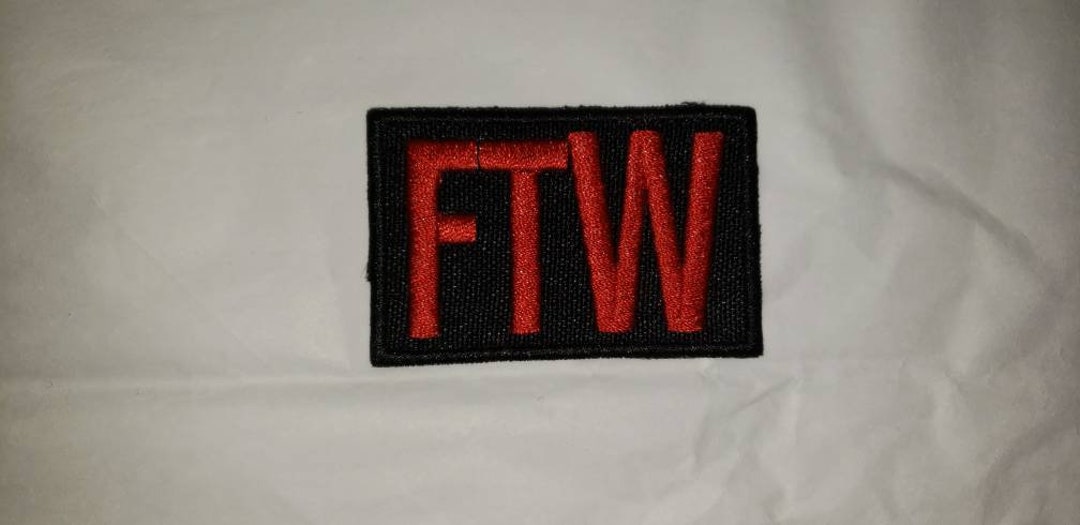 FTW patch, motorcycle patch, biker vest patch, fun patches, EMBROIDERED patch, - Etsy 日本