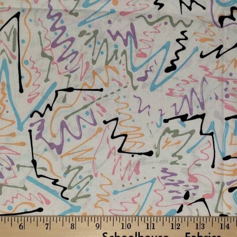 Scribble Fabric - Etsy