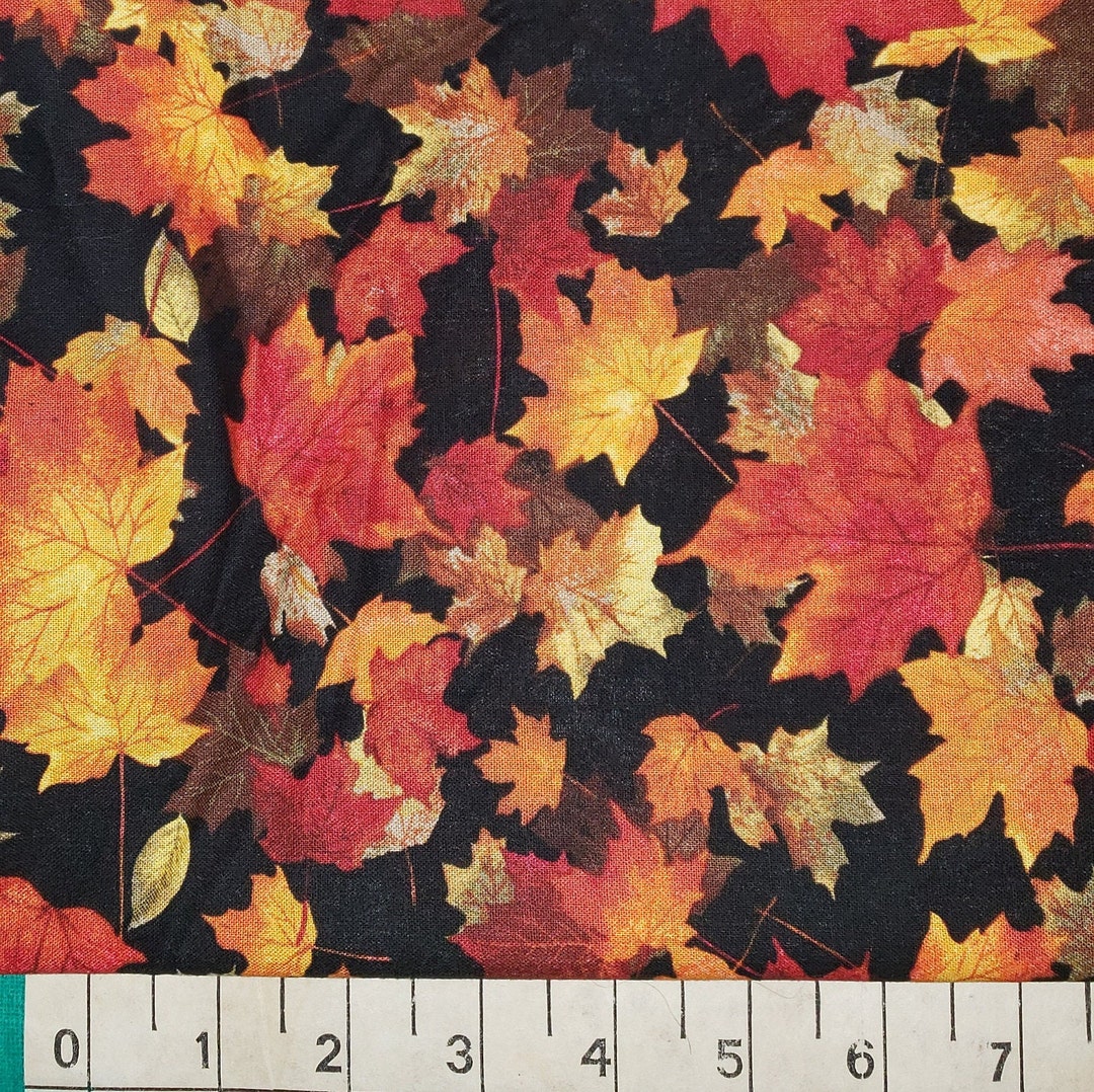 David Textiles Leaf Fabric, Cotton Quilting Fabric - Etsy
